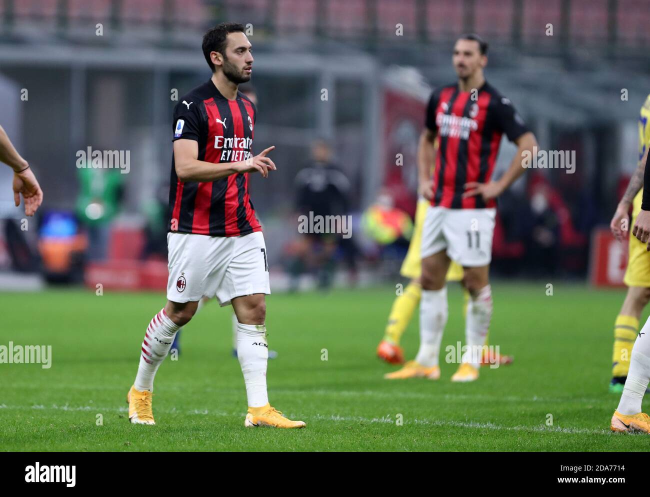 Milano, Italy. 08th November 2020. Hakan Calhanoglu of Ac Milan during ...