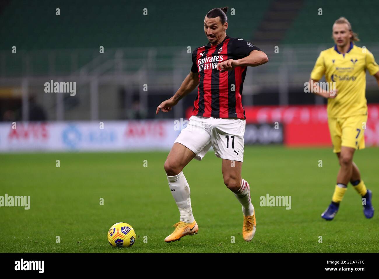 Milano, Italy. 08th November 2020. Zlatan Ibrahimovic of Ac Milan ...