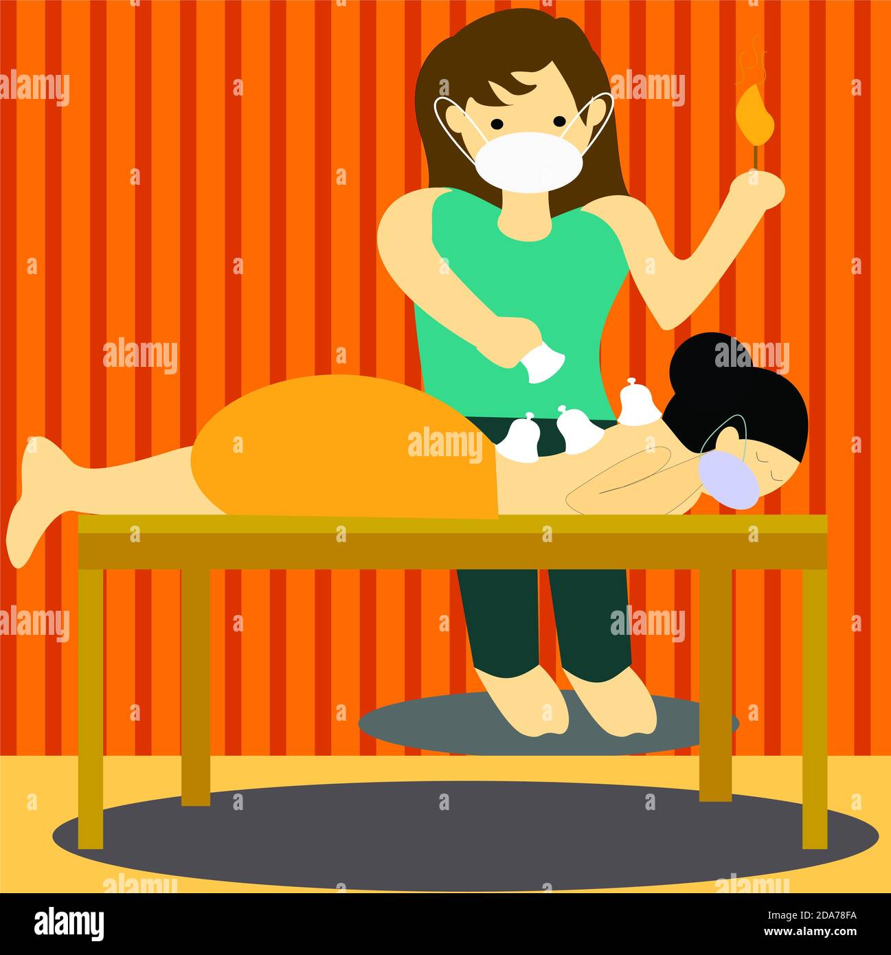 Cupping therapy hi-res stock photography and images - Alamy