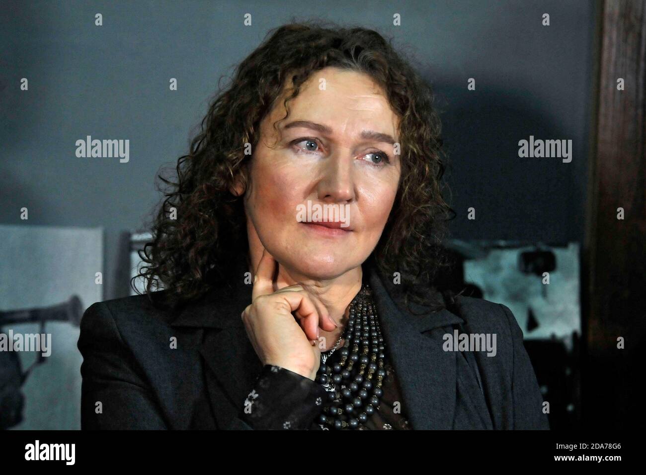Non Exclusive: VINNYTSIA, UKRAINE - NOVEMBER 9, 2020 - Lead actress ...