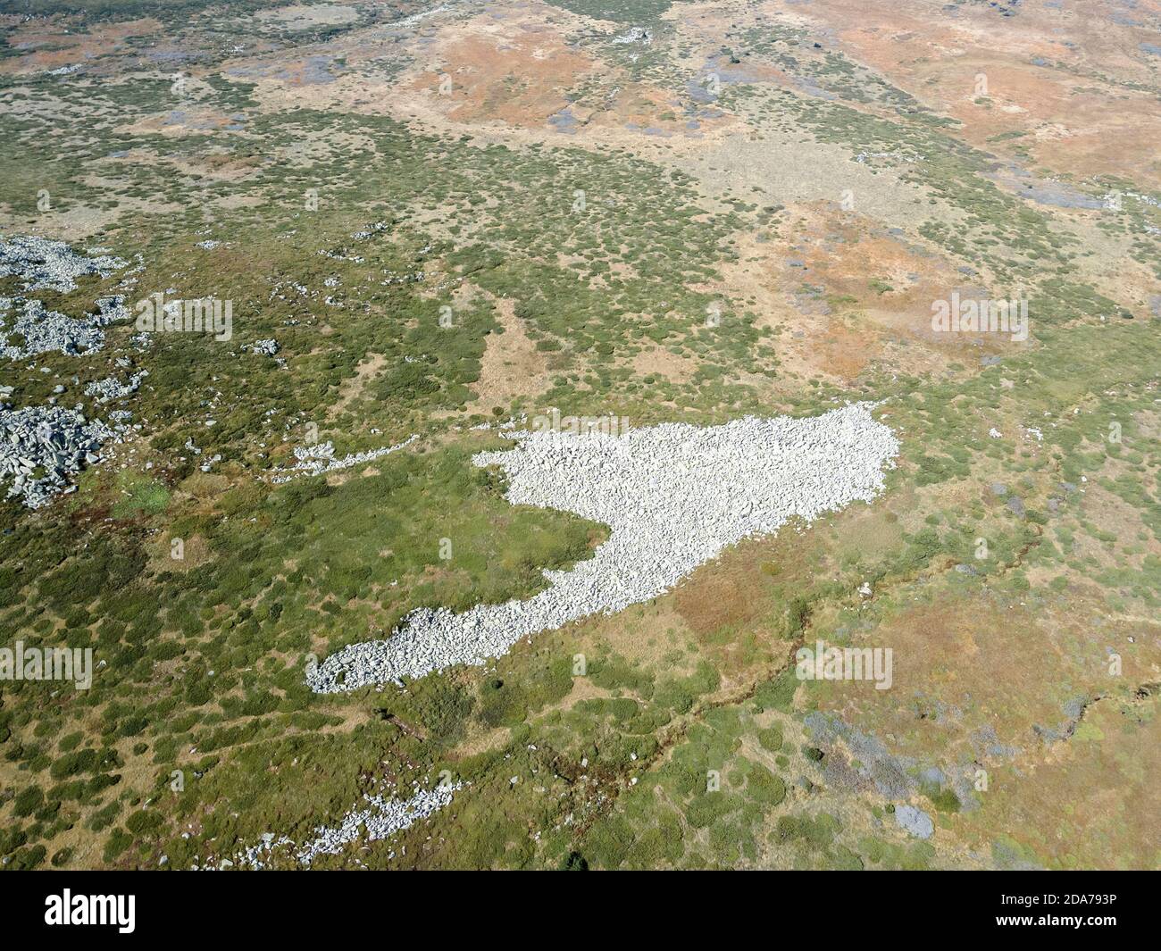 Aerial view of Landscape of Vitosha Mountain, Sofia City Region ...
