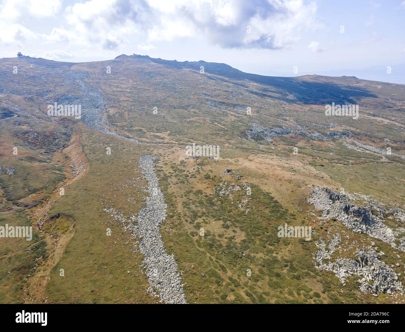 Aerial view of Landscape of Vitosha Mountain, Sofia City Region ...