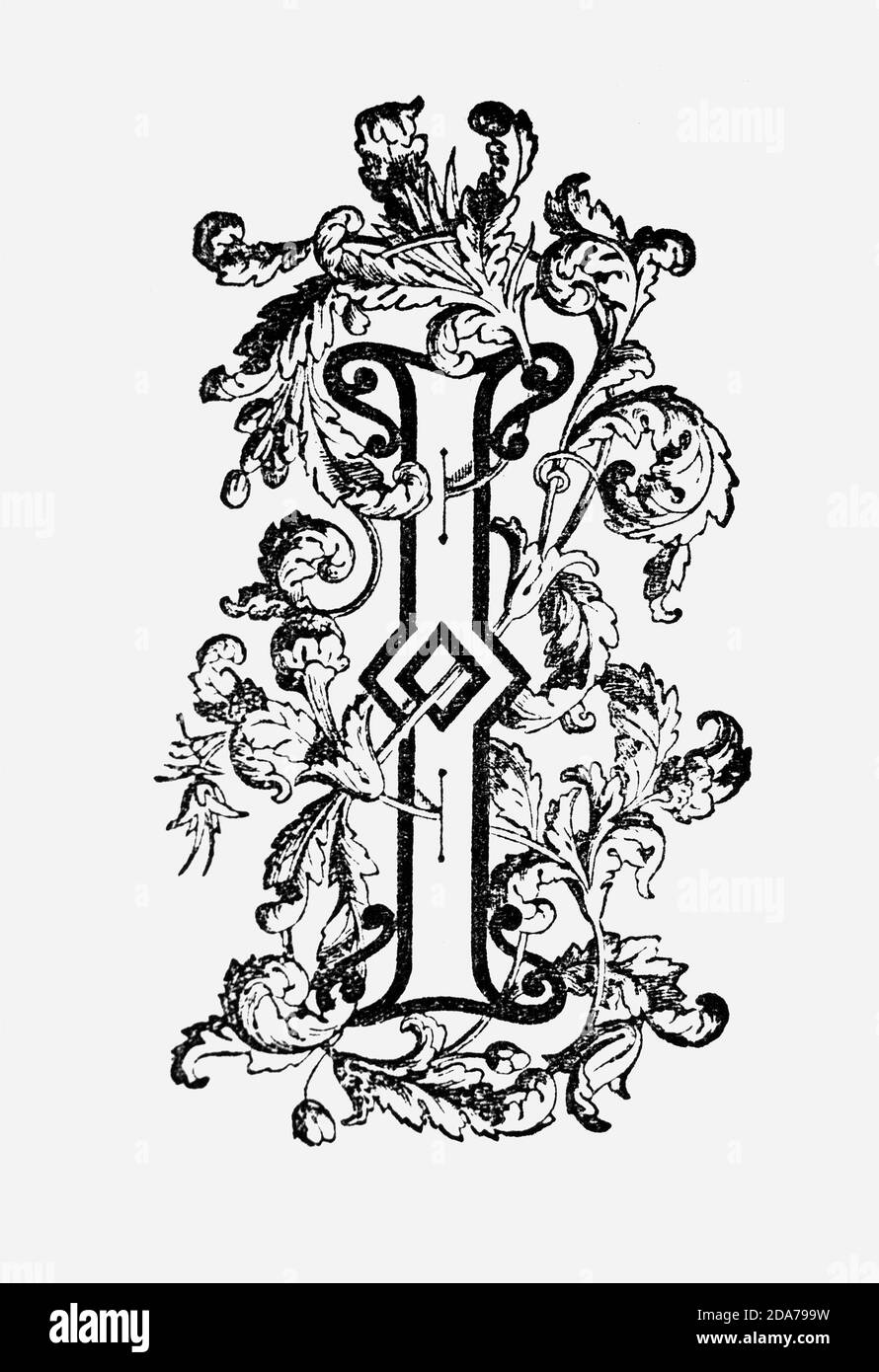 Decorative lettering decorated hi-res stock photography and images - Alamy