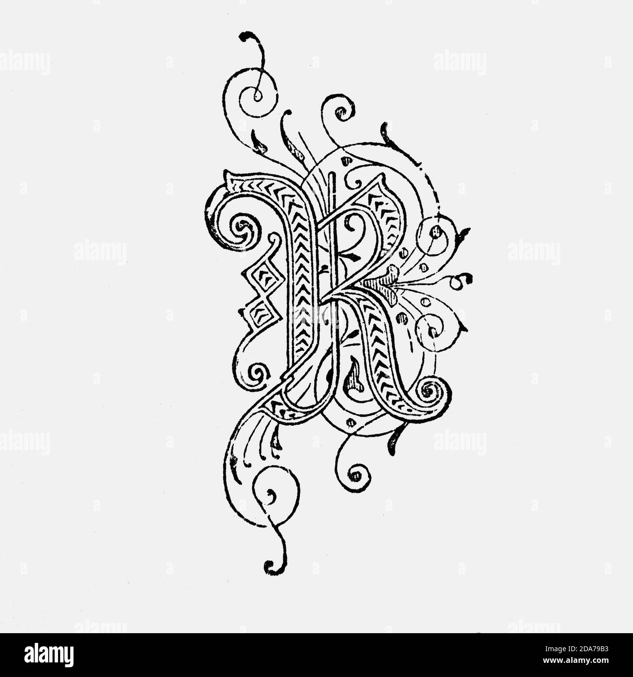 Letter r drawing hi-res stock photography and images - Alamy