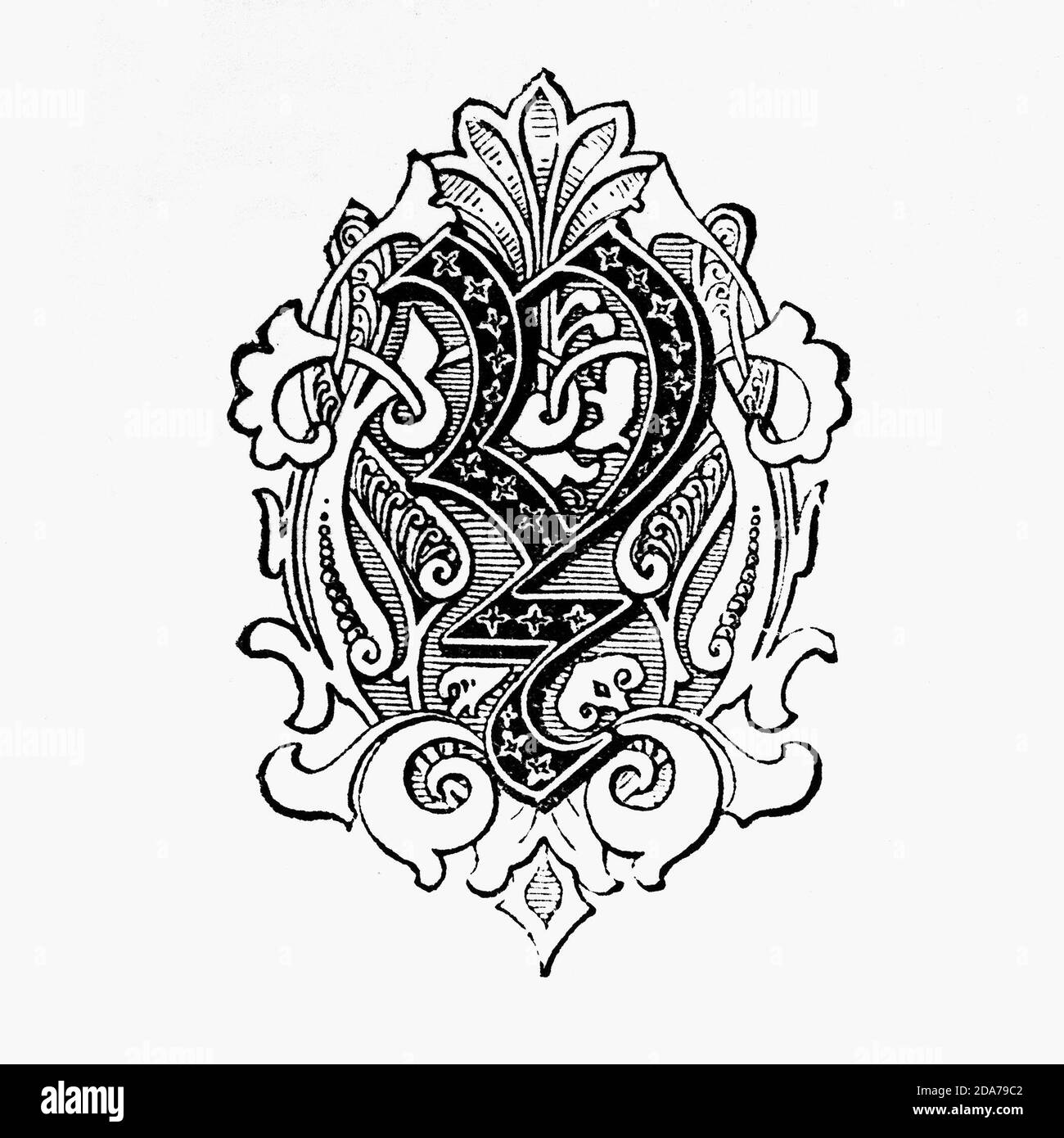 Decorative Drop Cap Initial