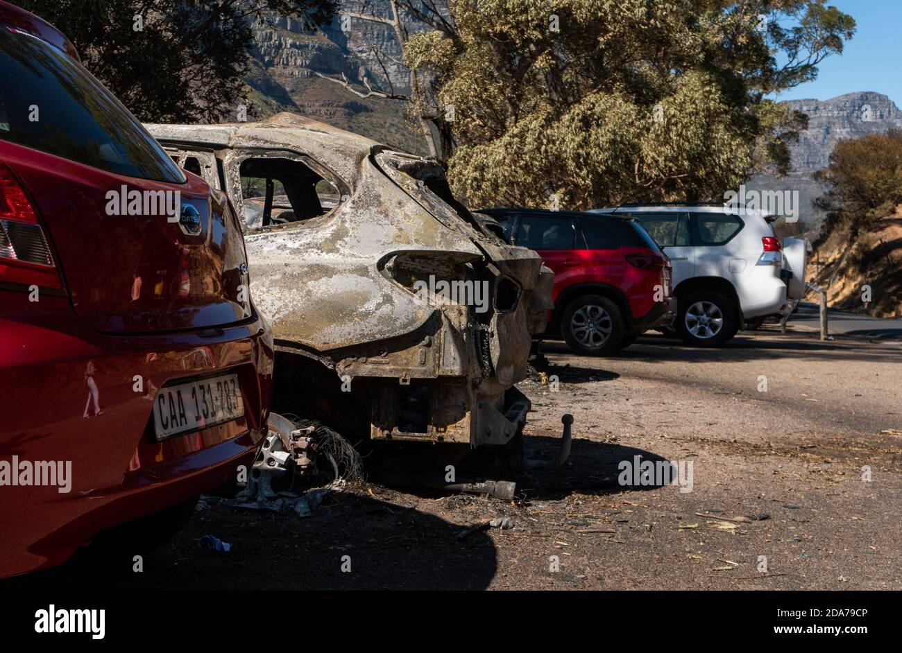 Charred car following the catastrophic bushfires Stock Photo - Alamy