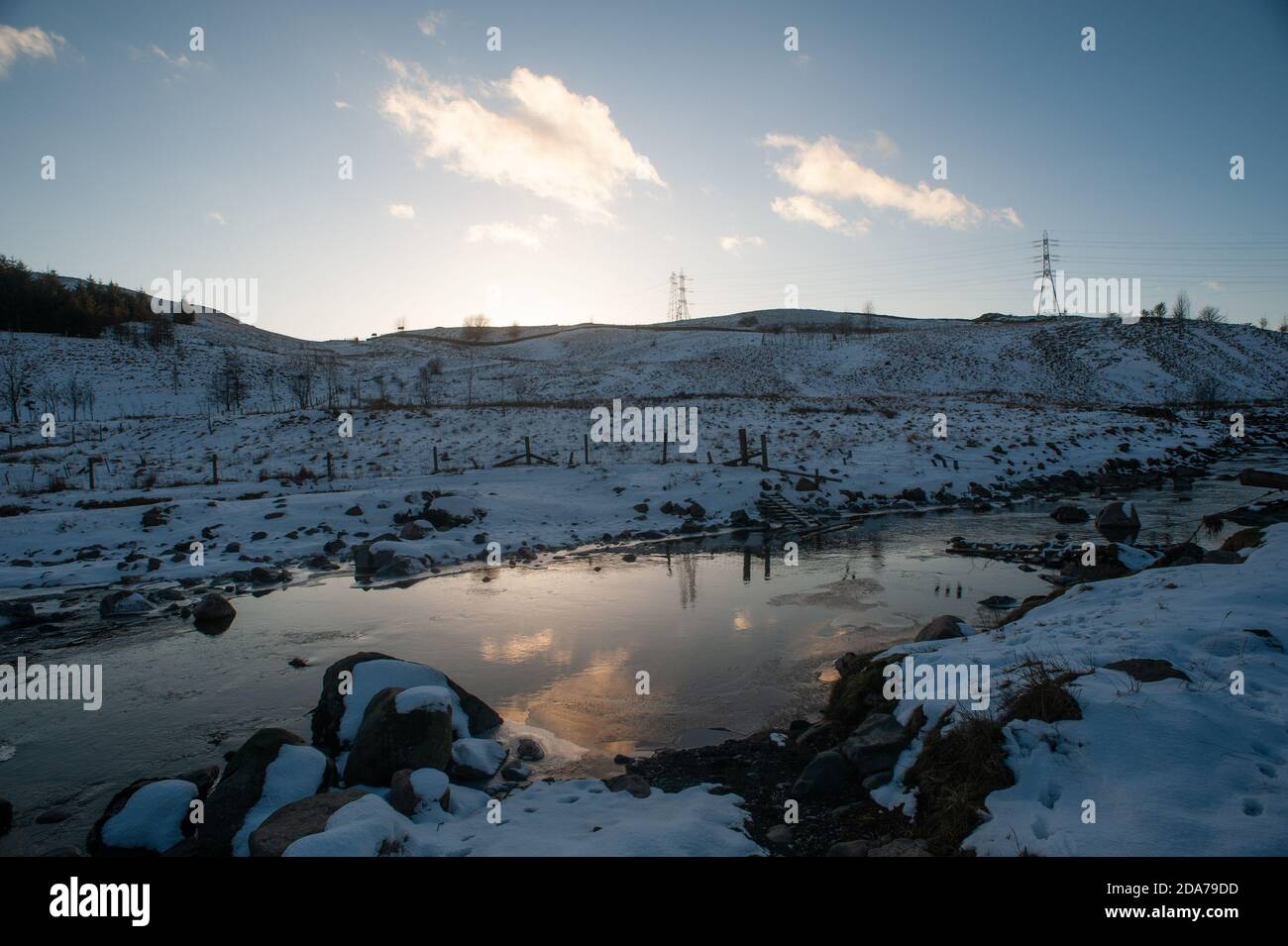 Winter landscapes in Borrowdale, Shap Stock Photo - Alamy