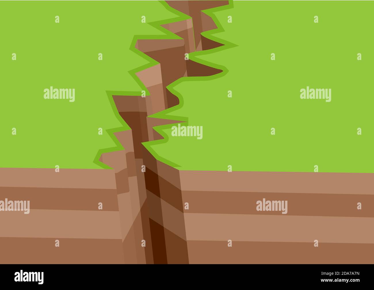 fault on earth abstract vector illustration Stock Vector Image & Art ...