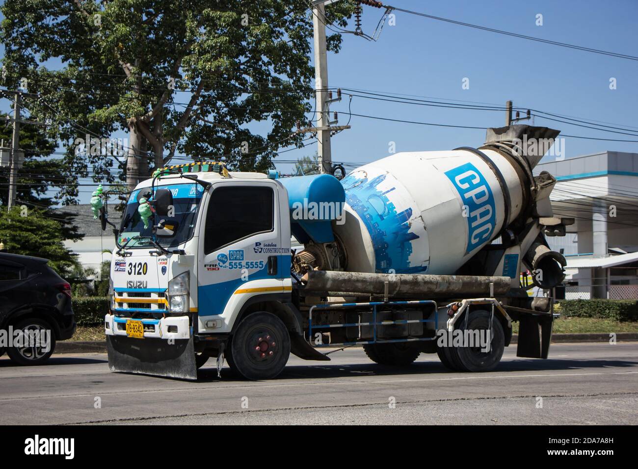 Chiangmai, Thailand - October 26 2020: Concrete truck of CPAC Concrete ...