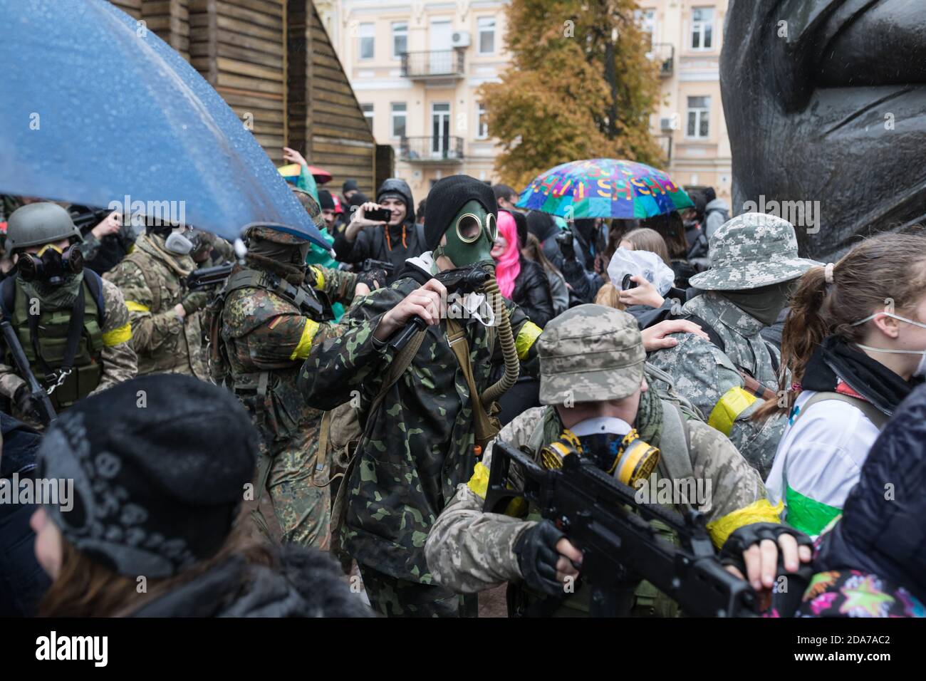 Creepy halloween makeup witch bloody hi-res stock photography and ...
