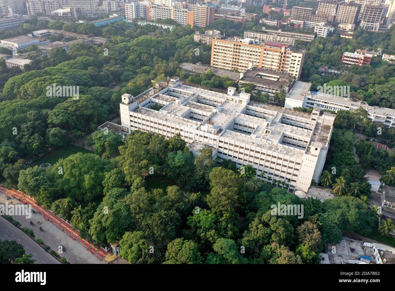 Dhaka university aerial view hi-res stock photography and images - Alamy