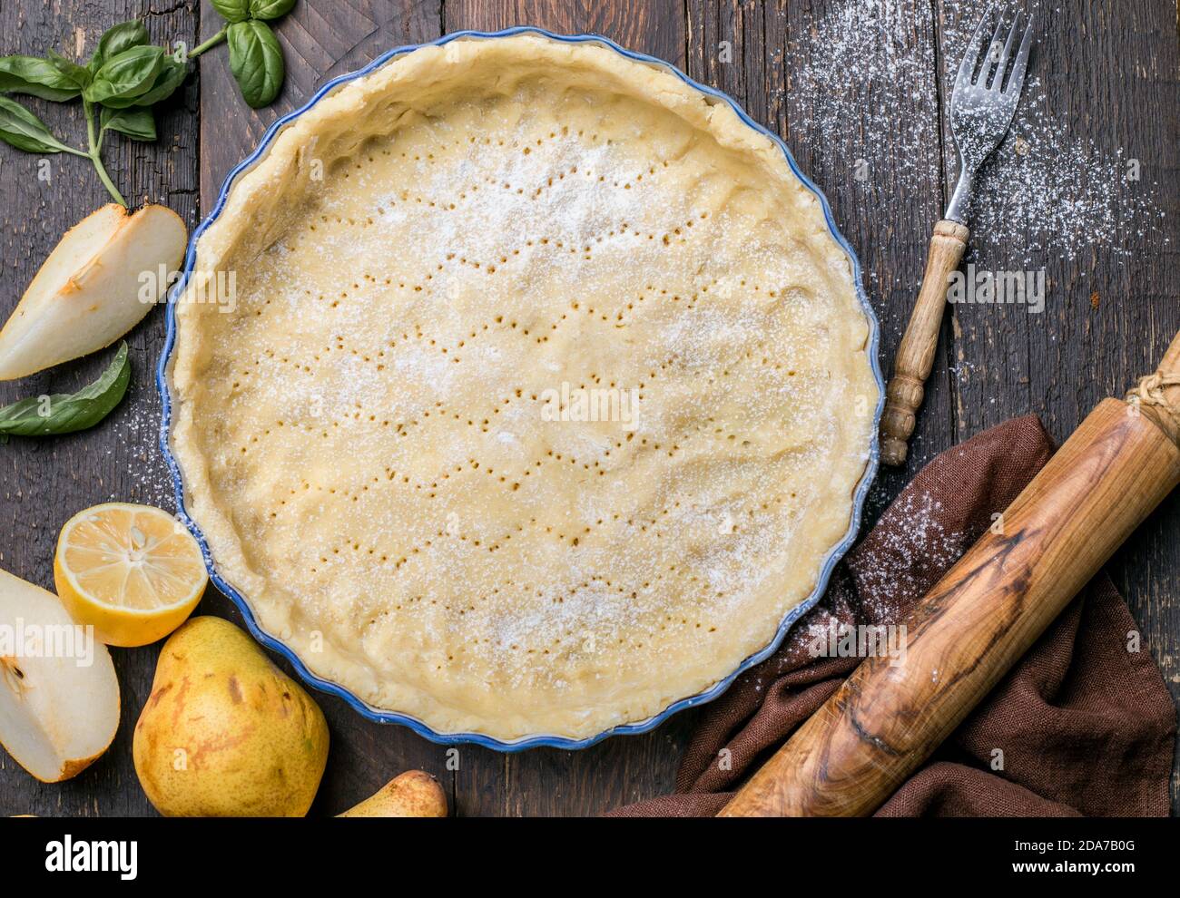 Baking concept, Ingredients for cake, pastry. Frame of cooking kitchen ...