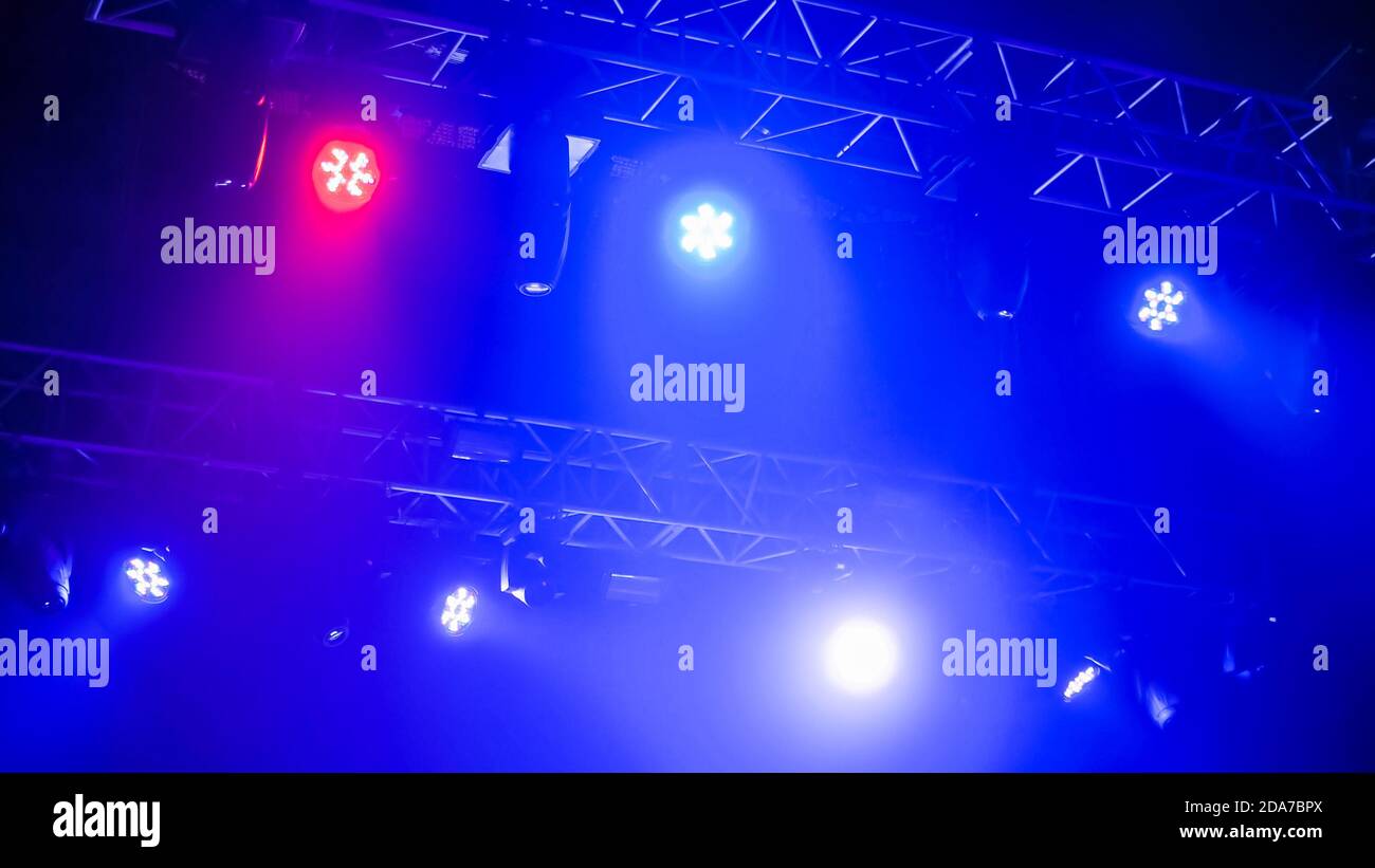 Stage lighting neon hi-res stock photography and images - Alamy