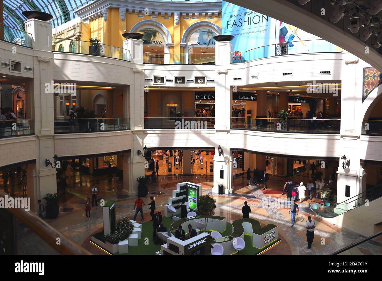 Interior of Mall of the Emirates, Dubai, United Arab Emirates Stock ...