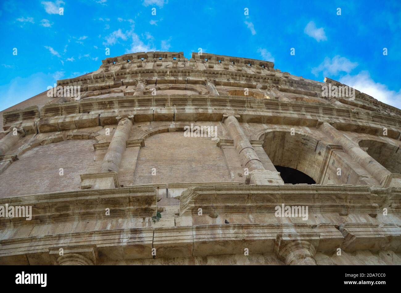 Closeup of the Coliseum in Rome, Italy Stock Photo - Alamy
