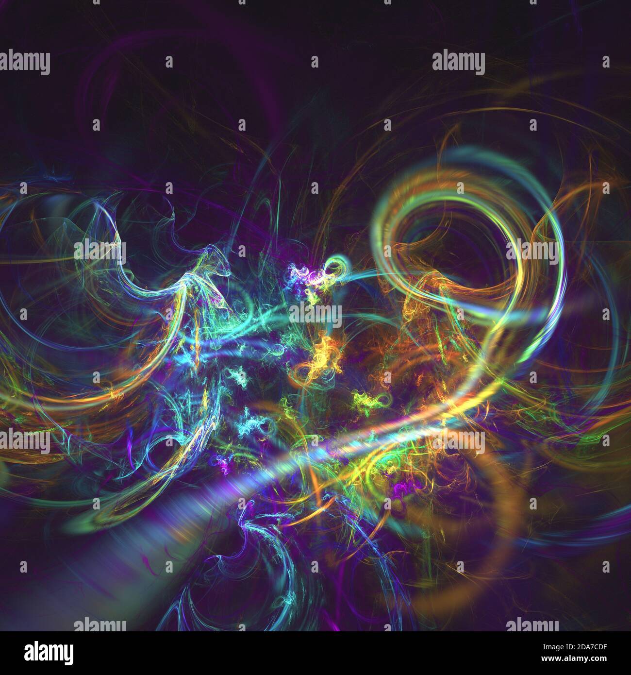 Vibrant swirls of colored lines hi-res stock photography and images - Alamy