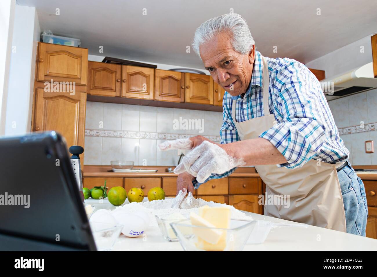 Old Man In Kitchen High Resolution Stock Photography and Images - Alamy