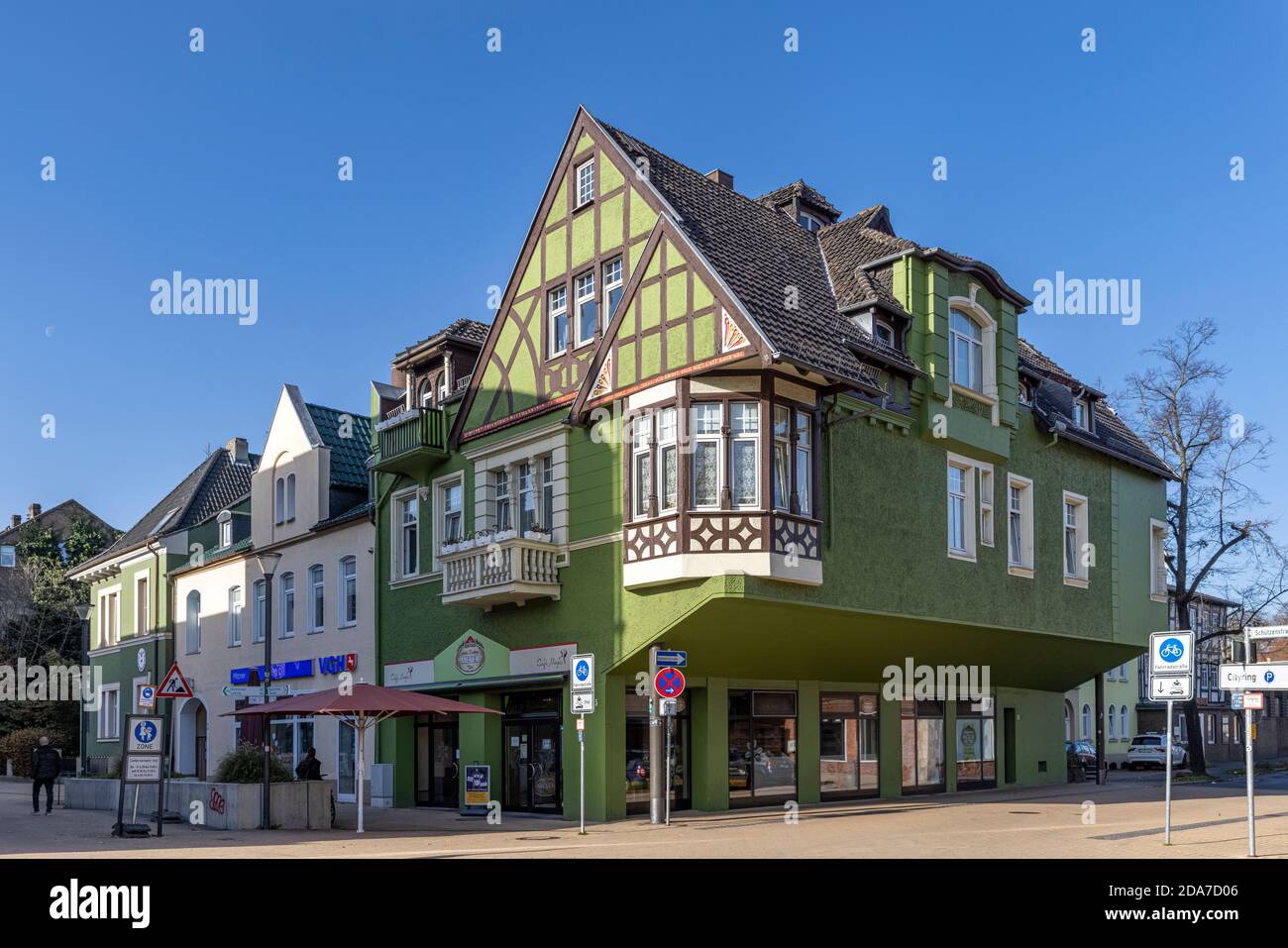 Peine is a small city in Lower Saxony, Germany. Old town consists of ...