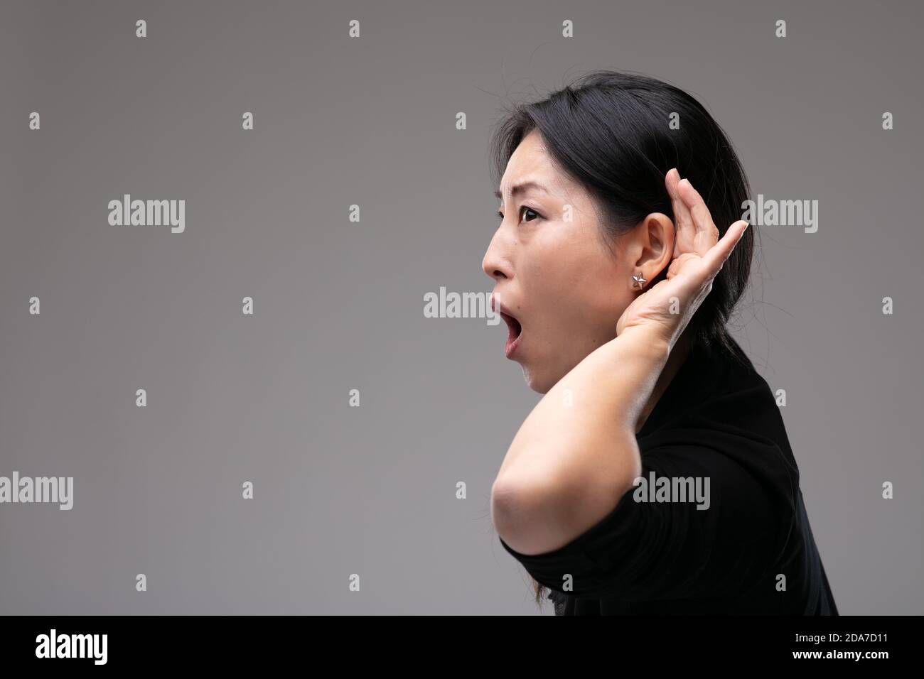 Shock horror surprise astonished woman hi-res stock photography and ...