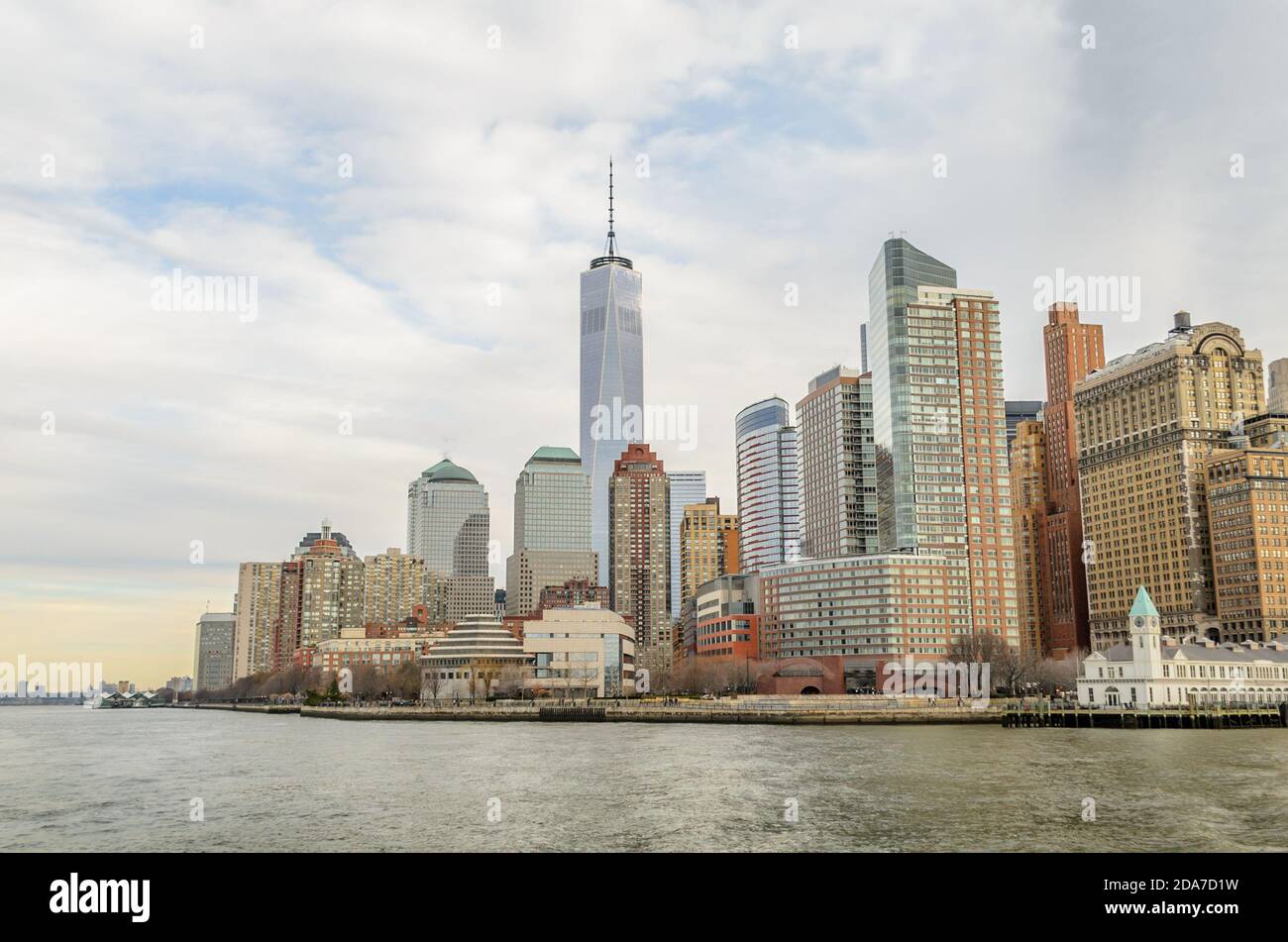 Manhattan Cityscape. The Largest Metropolitan Area in the World. Shot ...
