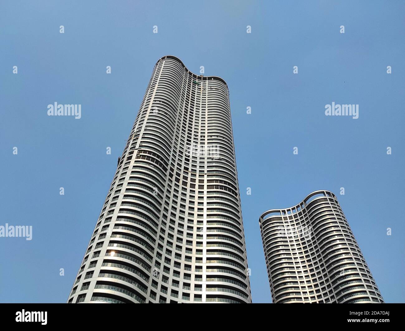 VIEW OF LODHA WORLD TOWERS IN SOUTH MUMBAI MUMBAI, MAHARASHTRA, INDIA ...