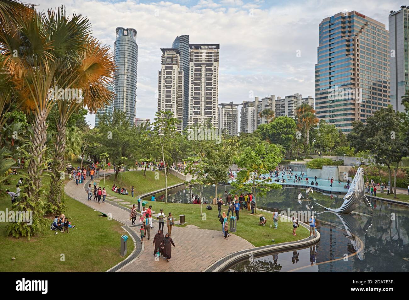 Walking in park petronas hi-res stock photography and images - Alamy
