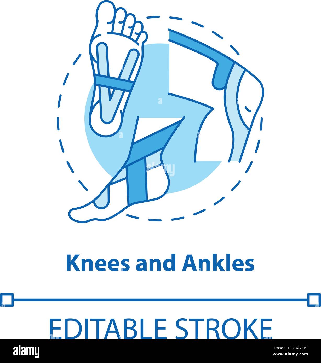 Human ankles Stock Vector Images - Alamy