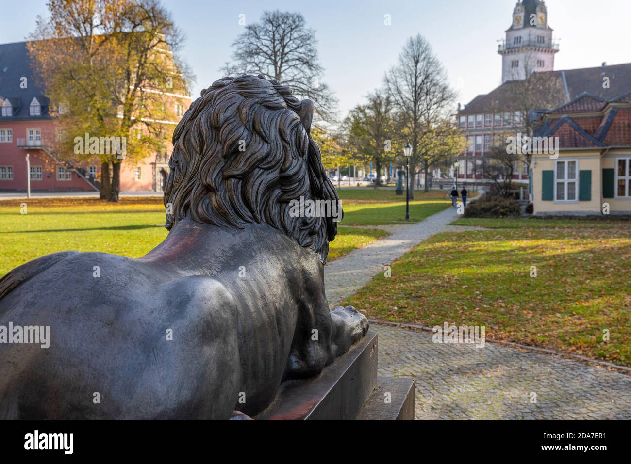 Lions are identified with historical rulers of Braunschweig region ...