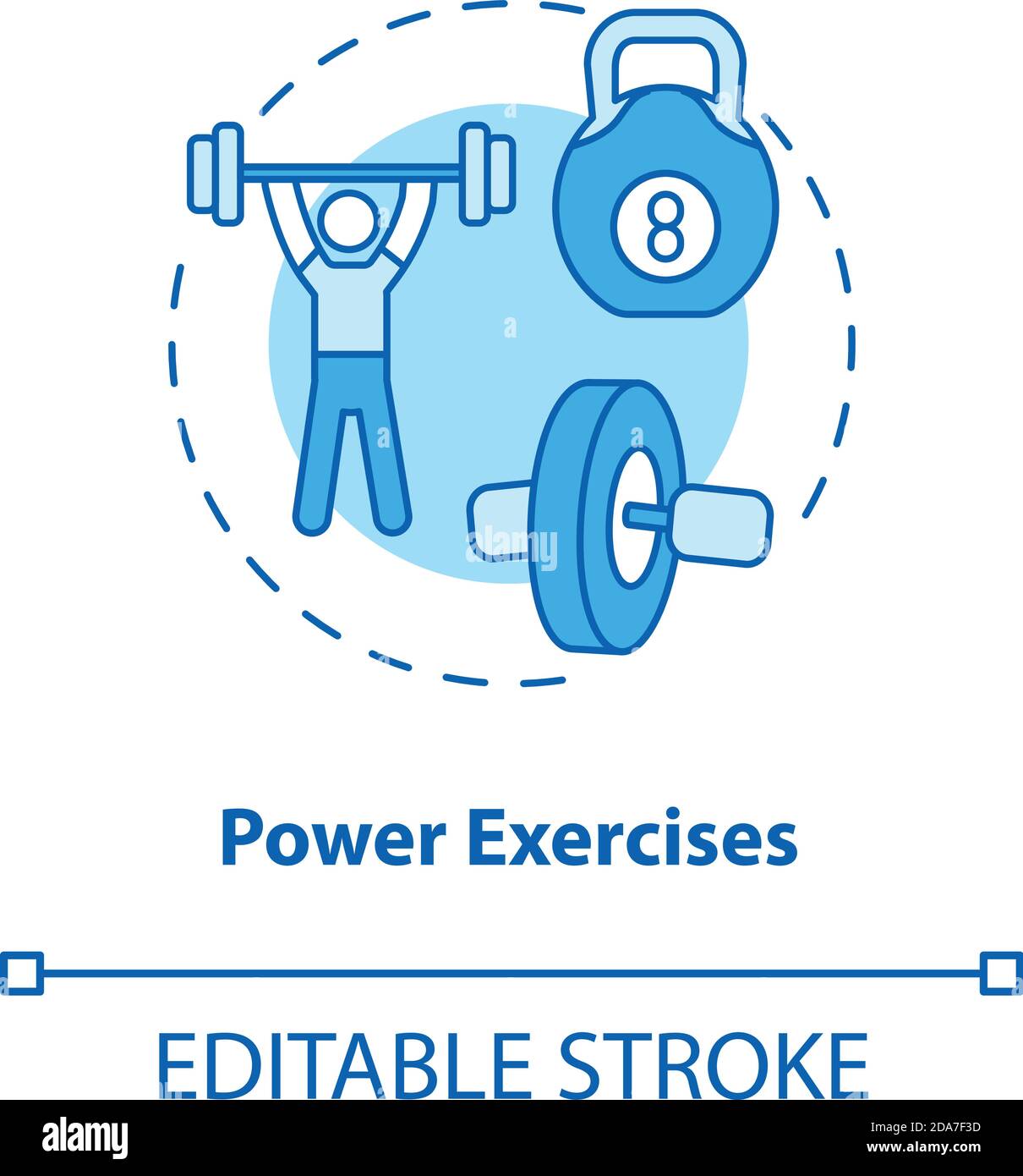 Barbell practice Stock Vector Images - Alamy