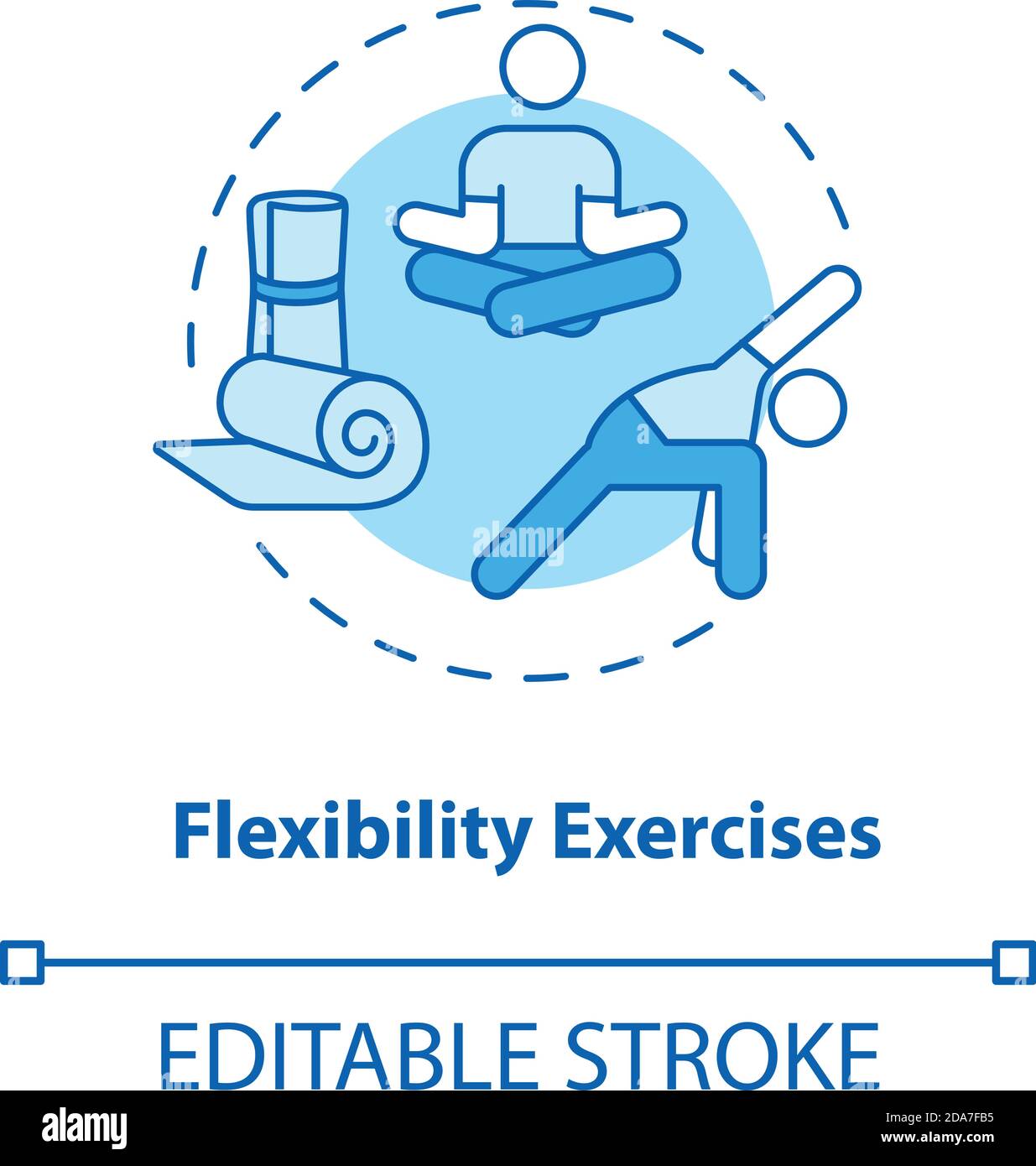 Flexibility exercises Stock Vector Images - Alamy