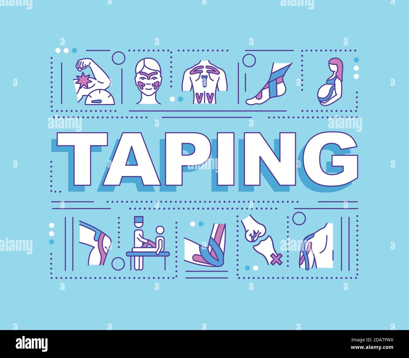 Taping word concepts banner Stock Vector Image & Art - Alamy