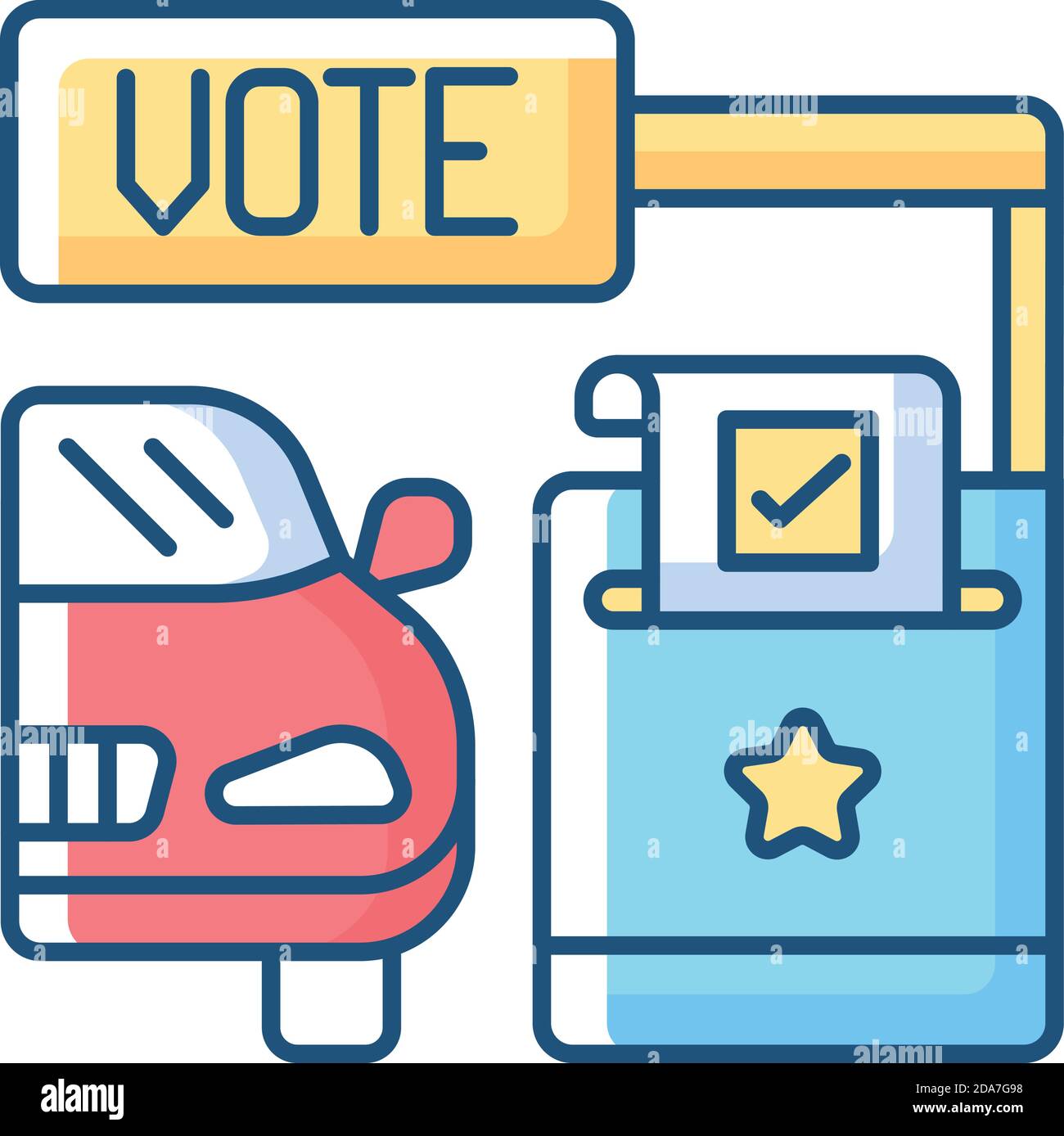 Polling booth car hi-res stock photography and images - Alamy