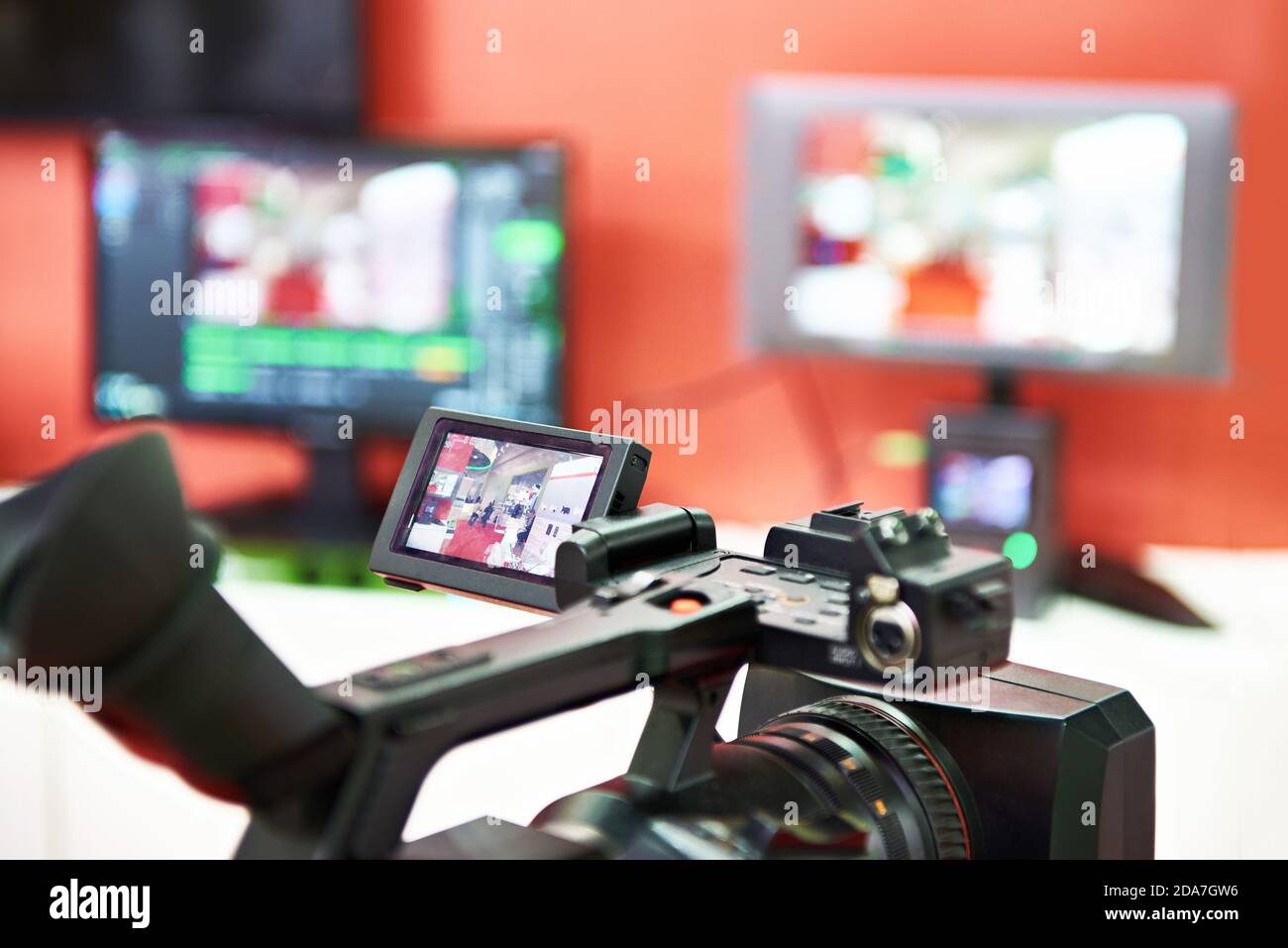 Production monitors hi-res stock photography and images - Alamy