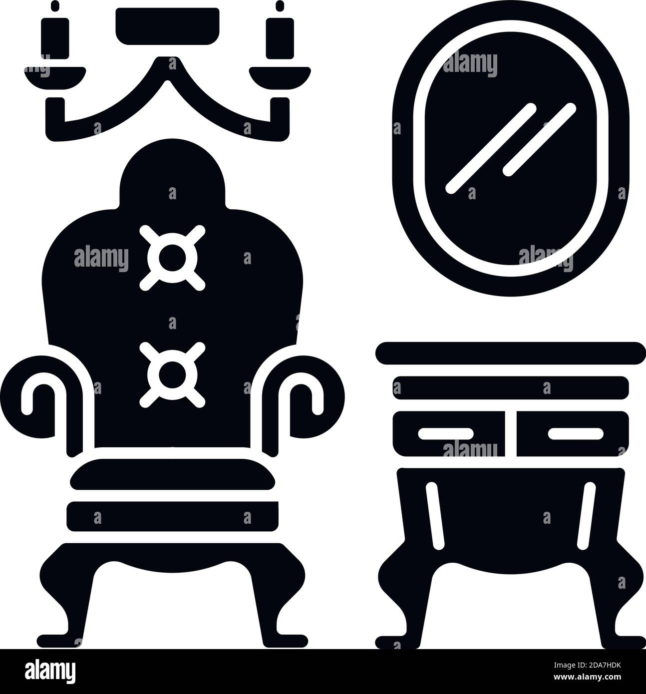 Vintage living space Black and White Stock Photos & Images - Alamy