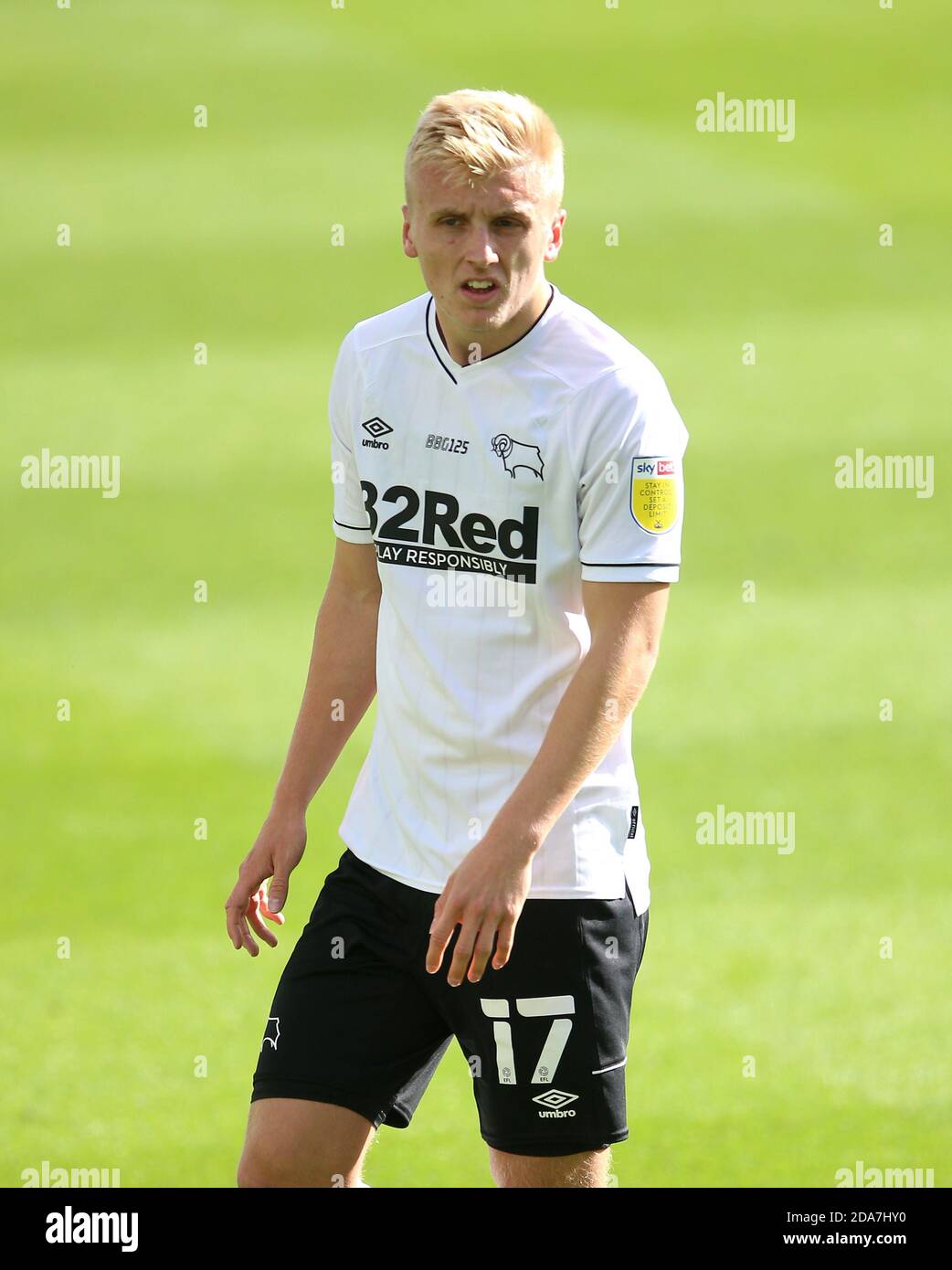 Derby County's Louie Sibley Stock Photo - Alamy