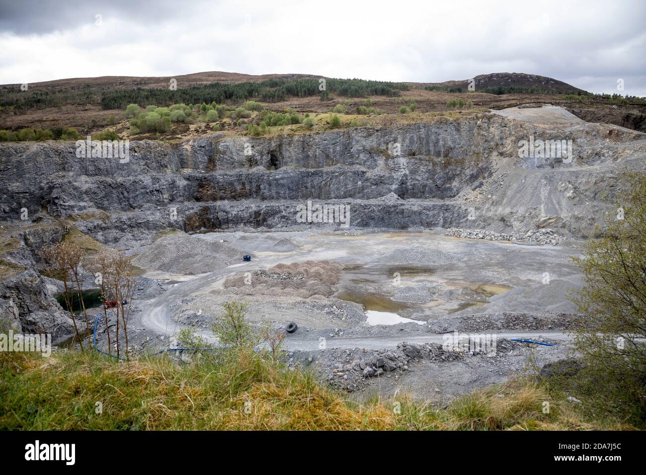 Morefield stone quarry near Ullapool, Scotland Stock Photo - Alamy