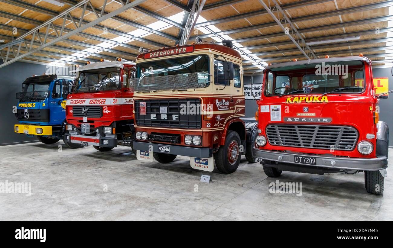 Austin, ERF, Foden and Mercedes trucks on display at the Bill ...