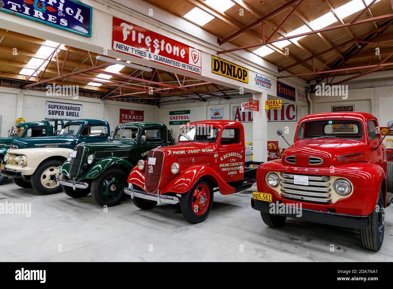 Vintage Ford truck collection at the Bill Richardson Transport World ...