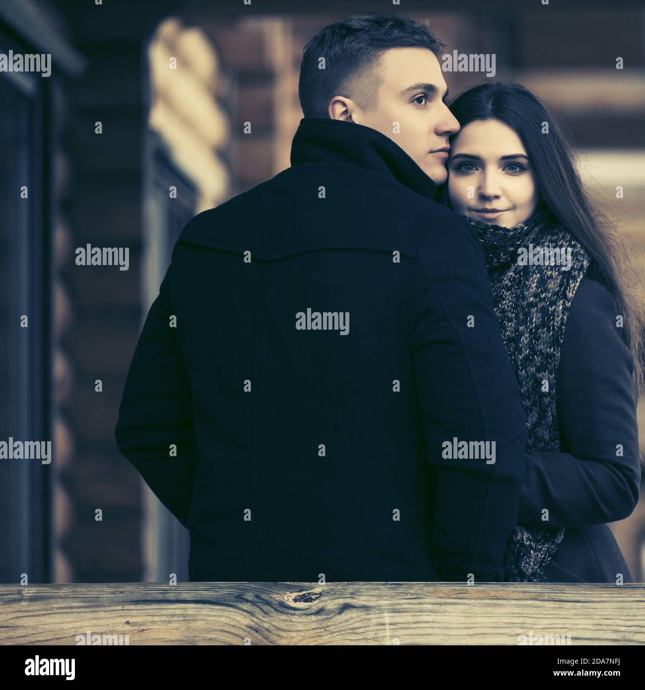 Man wife coat hi-res stock photography and images - Alamy