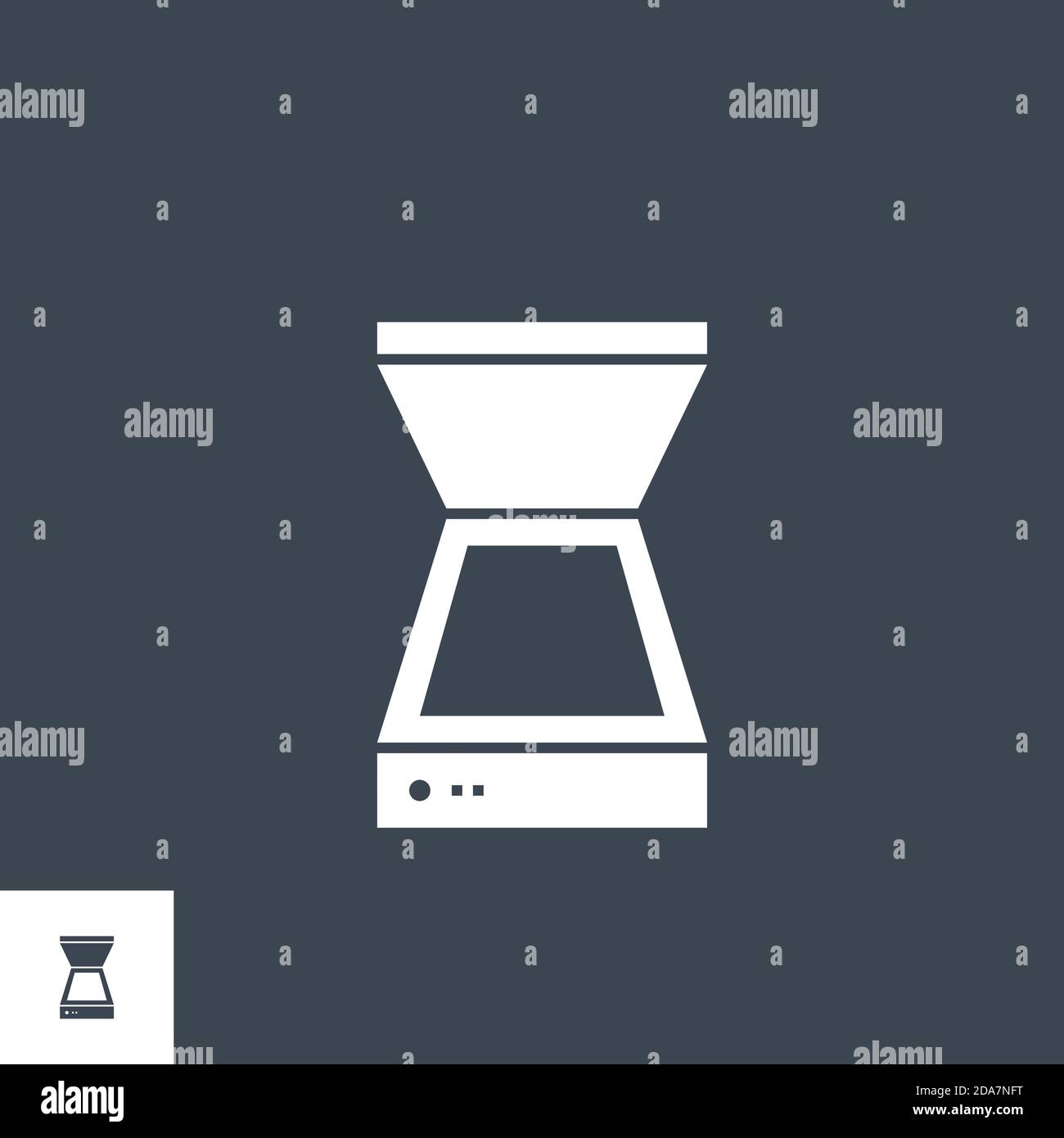 Scanner related vector glyph icon Stock Vector Image & Art - Alamy