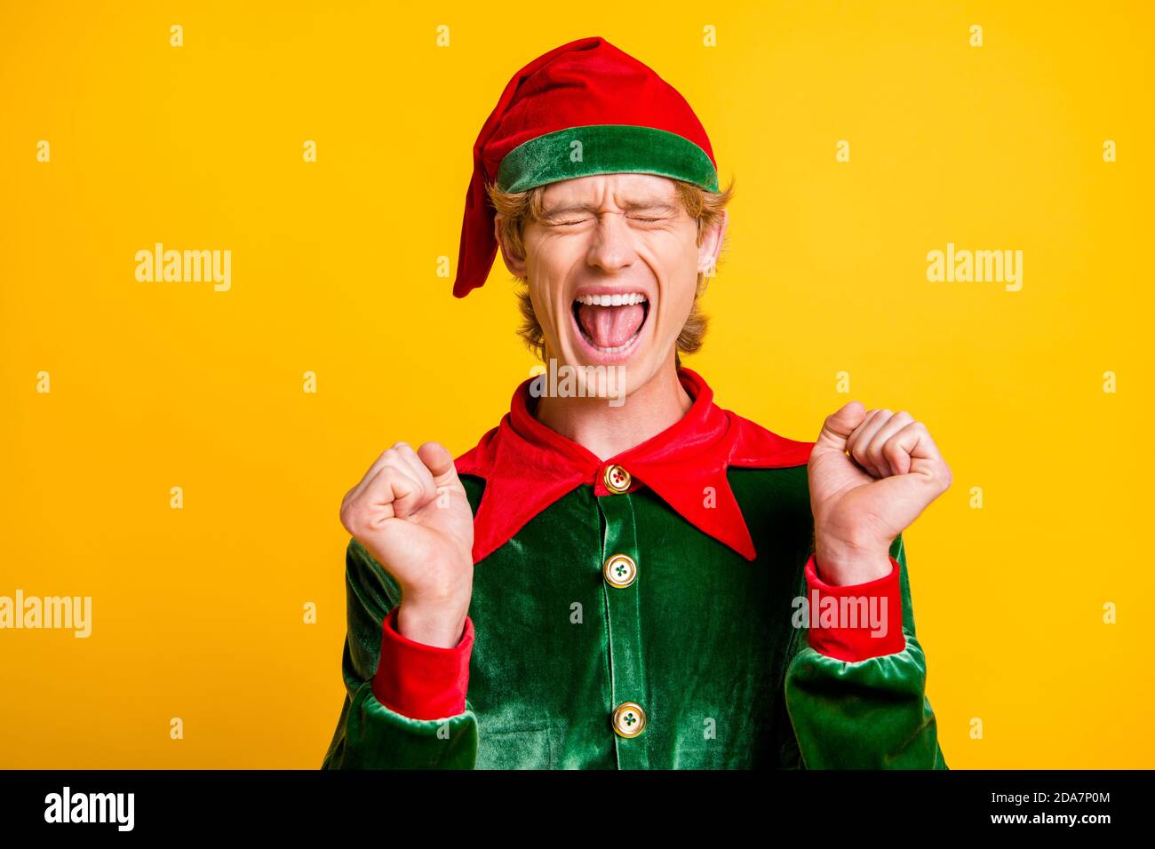 Portrait ecstatic crazy guy hi-res stock photography and images - Alamy