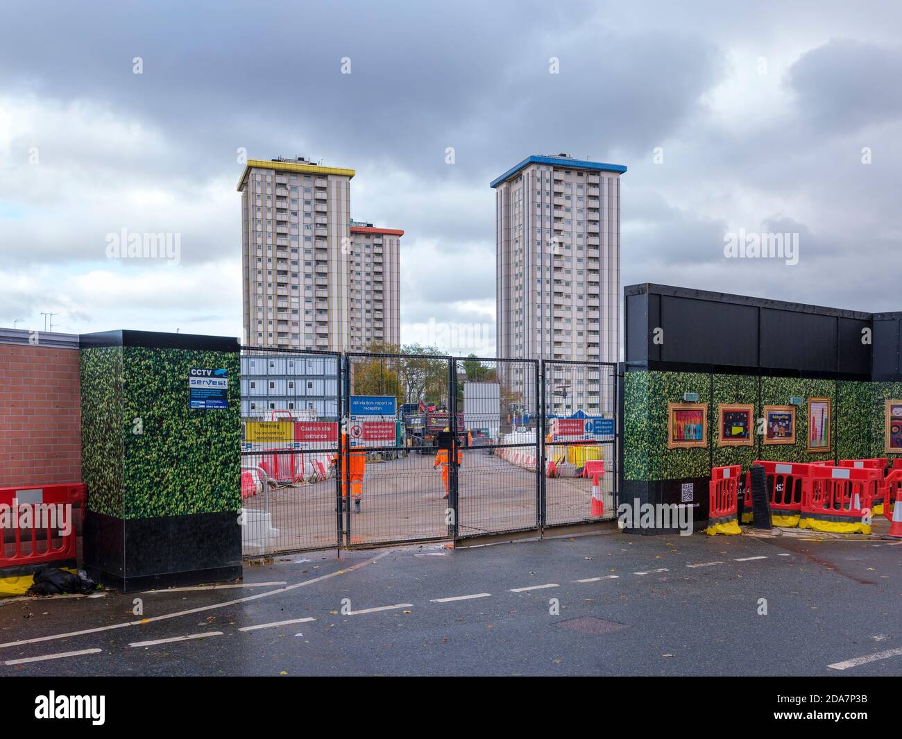 HS2 construction in Camden Town, London, England Stock Photo - Alamy