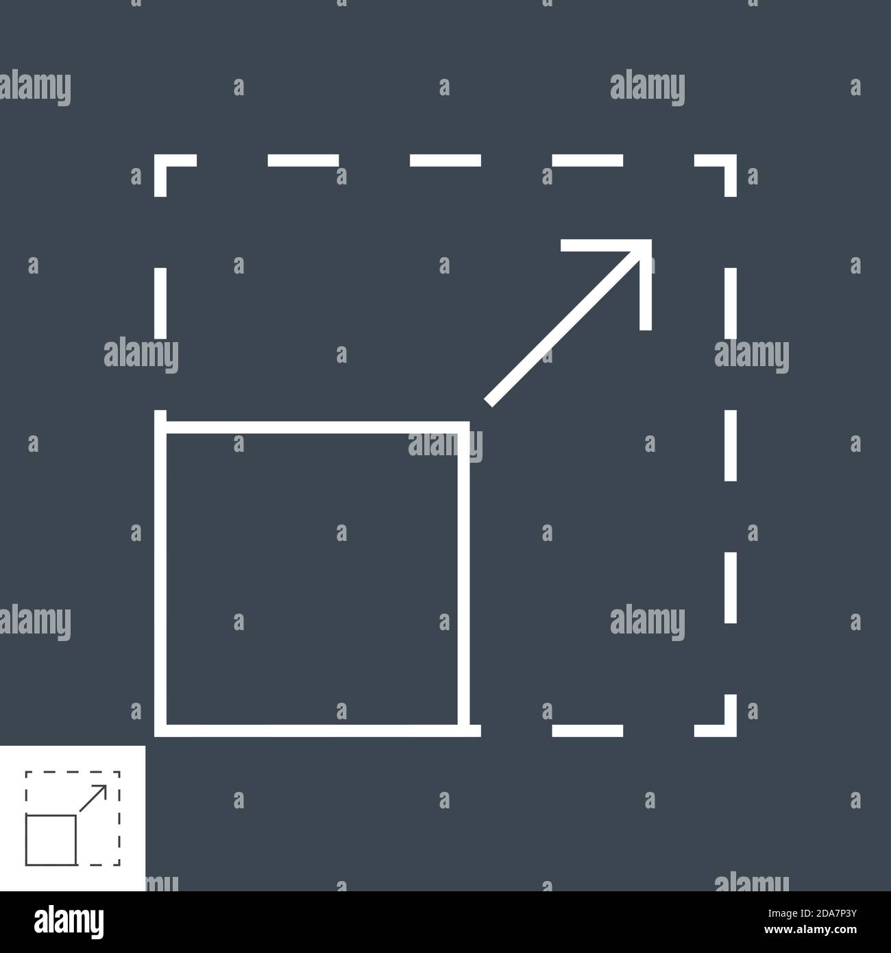 Resize Vector Icon Stock Vector Image & Art - Alamy