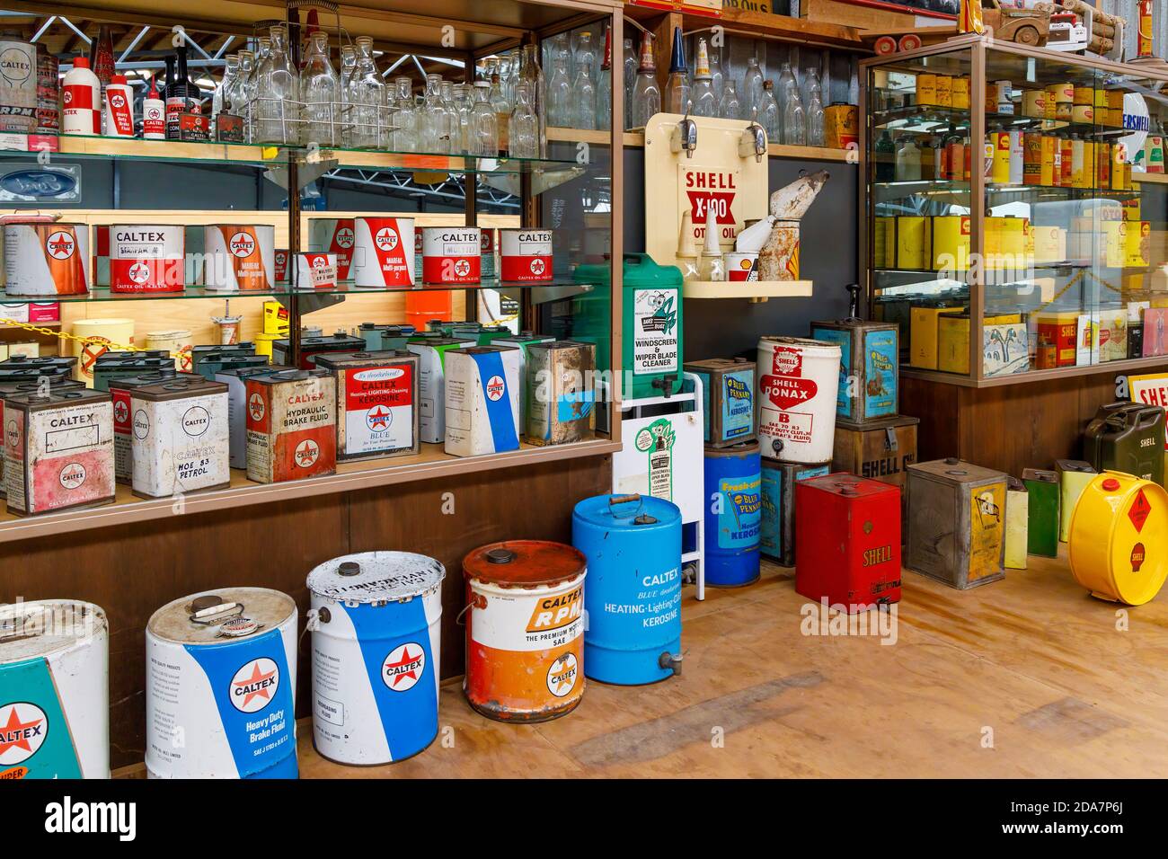 Garage and vehicle Caltex and Shell oils and lubricants for the ...