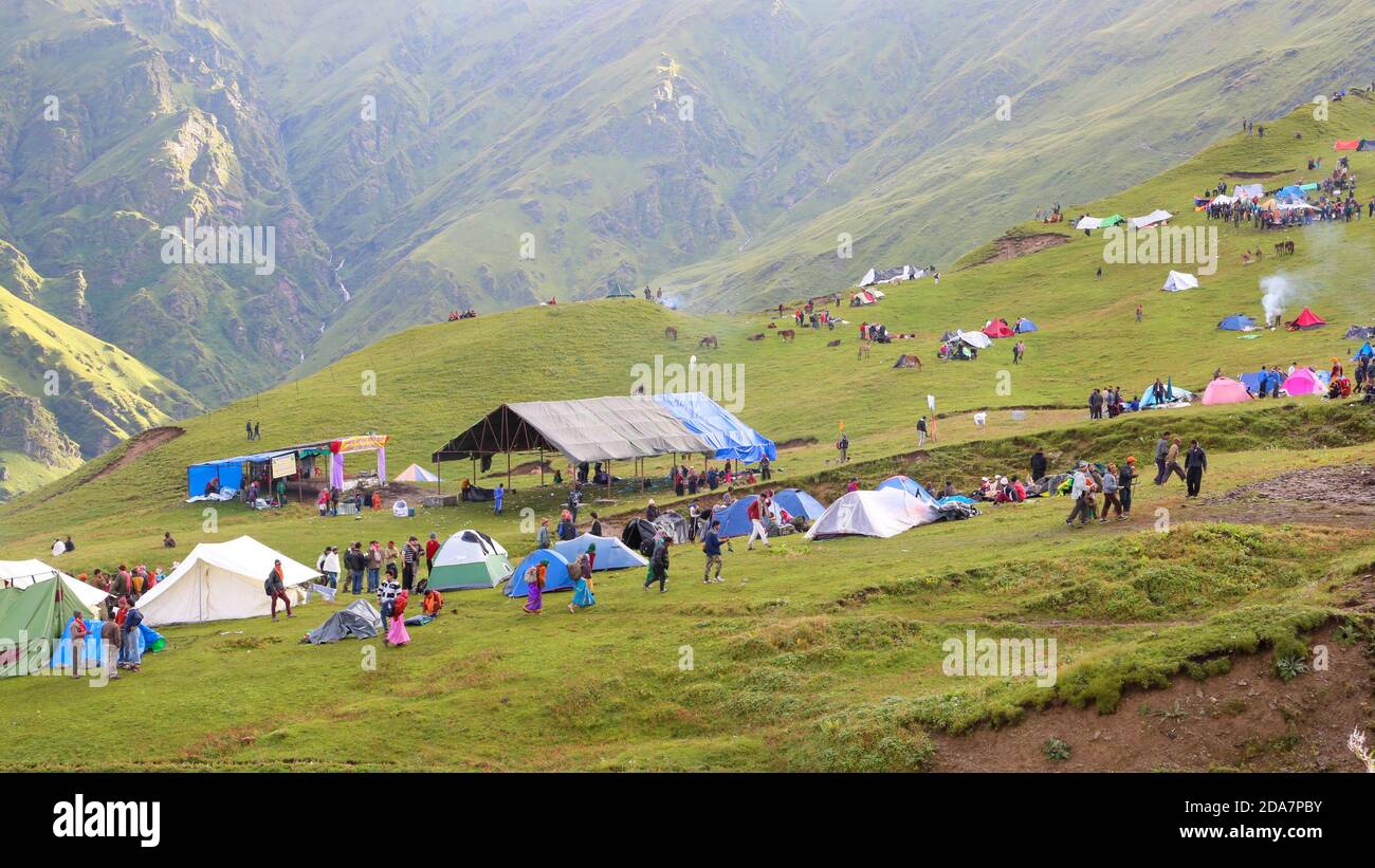 Nanda Devi Raj Jat longest religious yatra in Himalaya India. The three ...