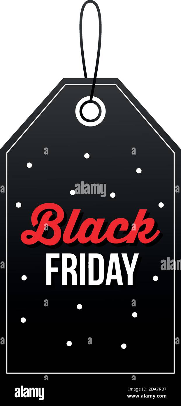 Black friday concept shoppers Stock Vector Images - Alamy