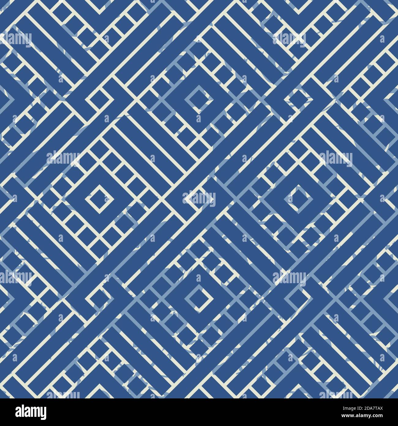 Seamless geometric pattern in art deco style. Hand drawn stripes ...