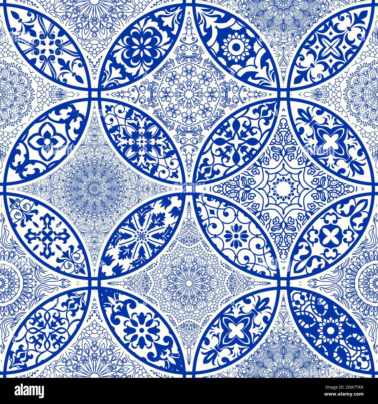 Baroque wallpaper antique floor Cut Out Stock Images & Pictures - Alamy