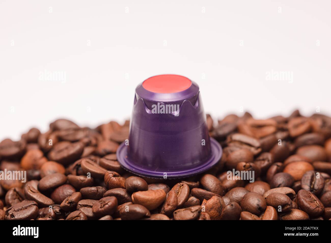 coffee powder (ground coffee), white background Stock Photo - Alamy