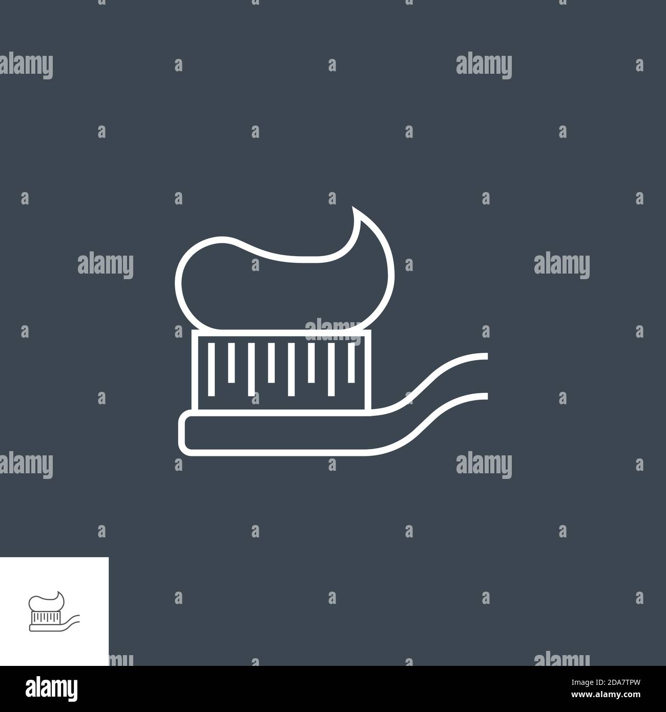 Brushing tooth icon outline hi-res stock photography and images - Alamy